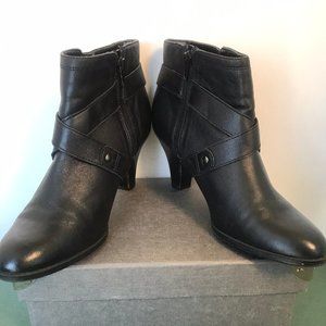 a.n.a | Shoes | Ana Black Leather Ankle Boot | Poshmark